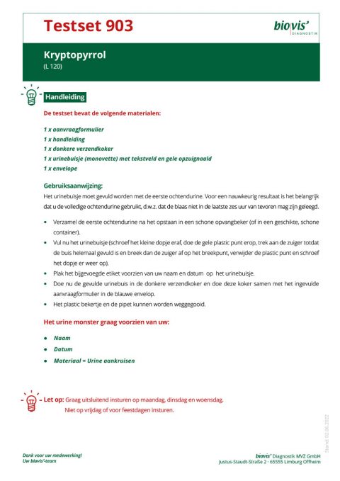 Handleidingen | biovis Diagnostik MVZ GmbH