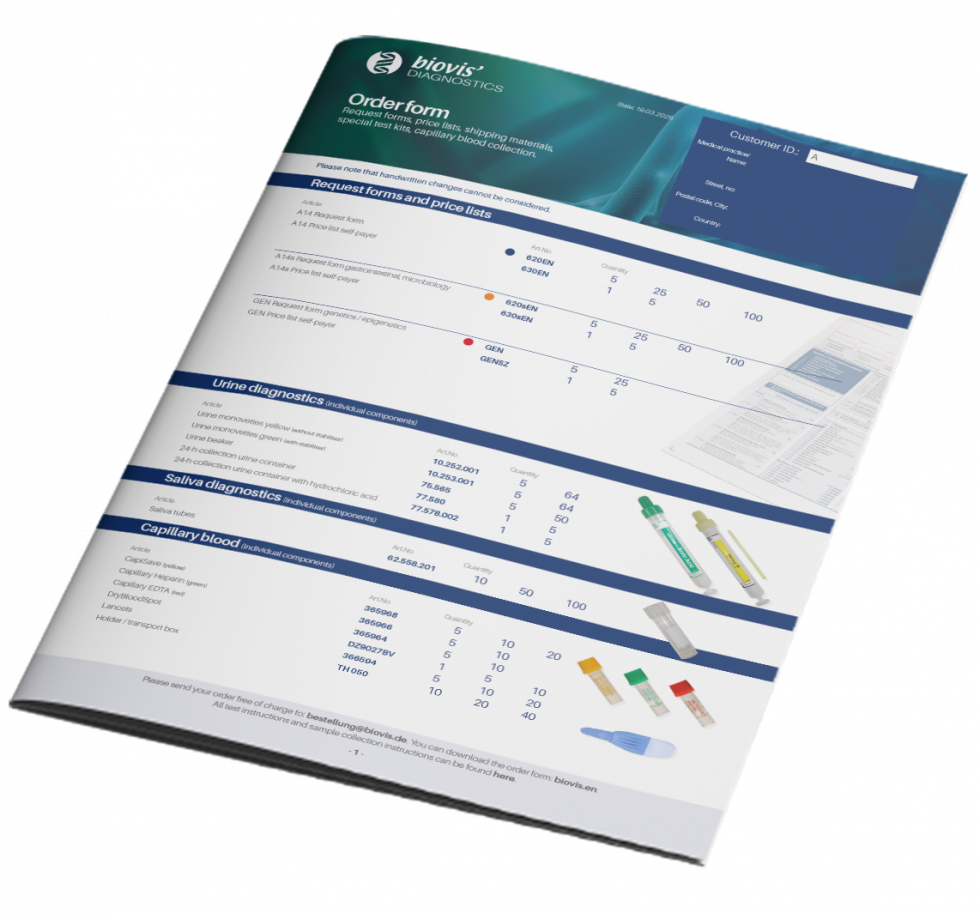 Order shipping material | biovis Diagnostik MVZ GmbH