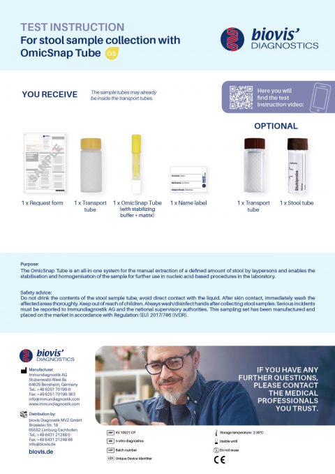 Test instructions | biovis Diagnostik MVZ GmbH