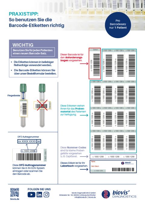 Testanleitungen | biovis Diagnostik MVZ GmbH